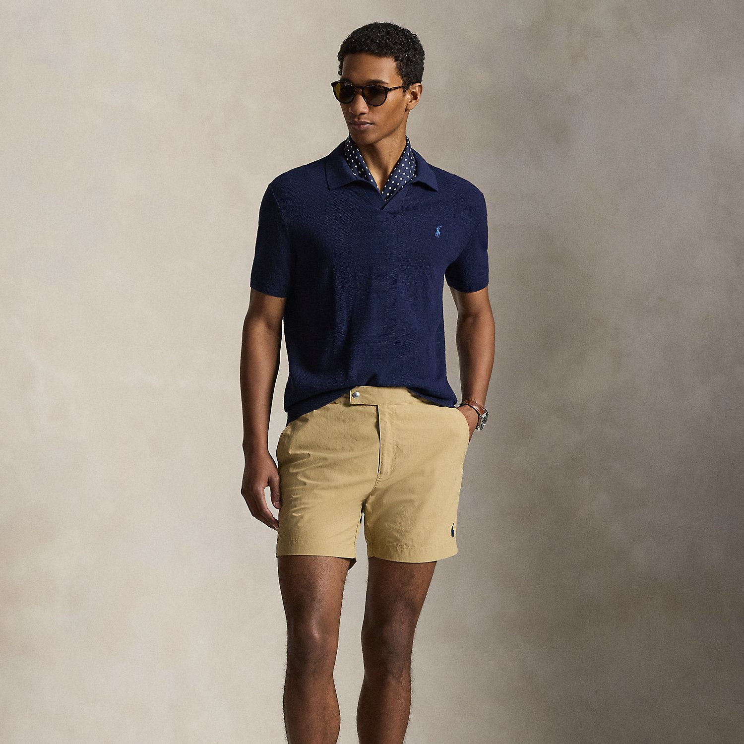 RALPH LAUREN 5.75-inch monaco swim trunk